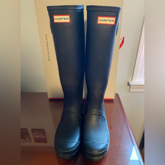 Hunter | Shoes | Tall Matte Black Hunter Boots | Poshmark